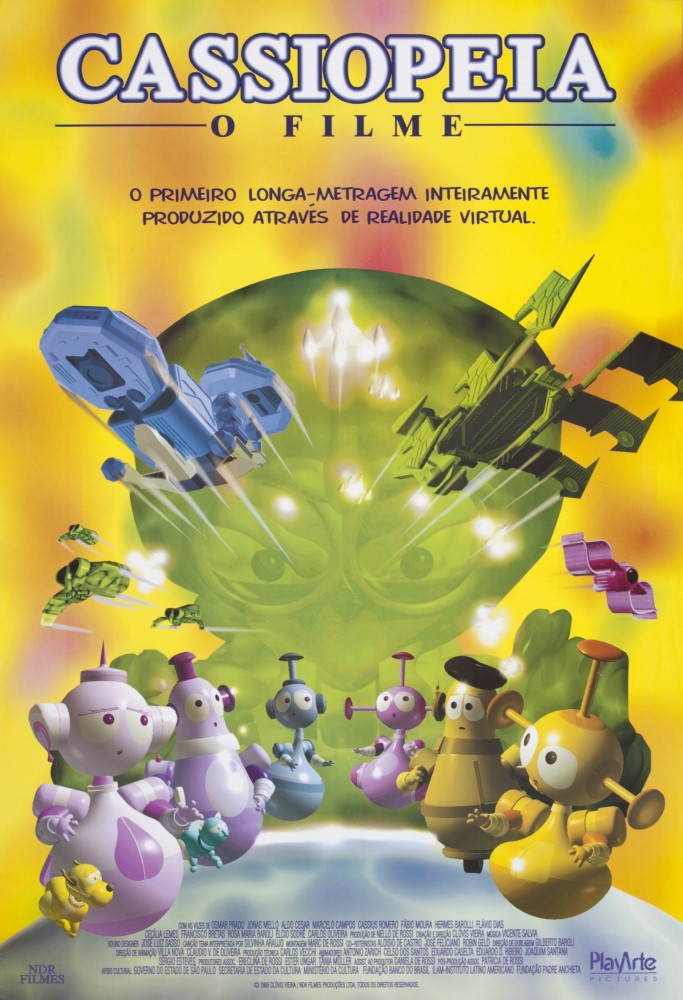 Cartaz do filme Cassiopéia | Enciclopédia Itaú Cultural